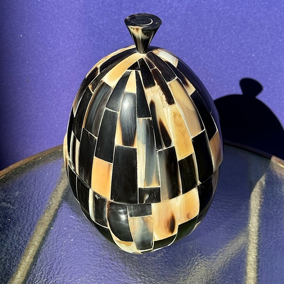 Source Unknown | Accents | Handcrafted African Black Natural Horn ...